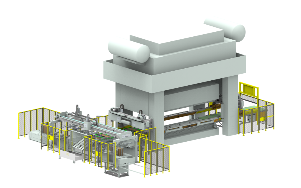 Truss Destacker 3-Axis Transfer Stamping Line - RUIHUI